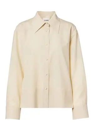 JIL SANDER Wool Shirt - White