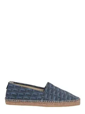Giorgio Armani Espadrilles In Goat Skin And Calfskin - Navy