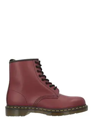 Dr. Martens 1460 Smooth Leather Ankle Boots - Red