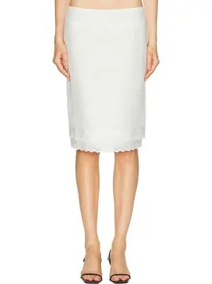 Magda Butrym Mini Pencil Skirt - White