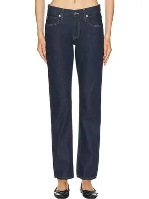 SLVRLAKE Isabel Low Rise Slim Leg Jeans - Midnight Mile