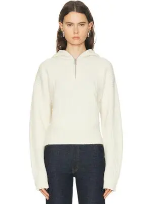 Helmut Lang Balaclava Hoodie - Ivory