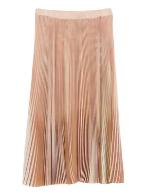 Fabiana Filippi Pleated Midi Skirt - Neutrals