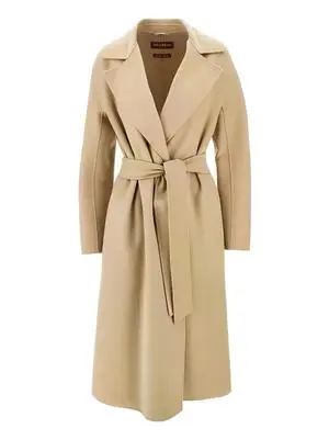 Max Mara Tie-waist Coat - Neutrals