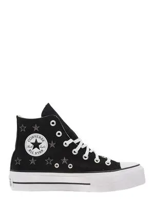 CONVERSE Chuck Taylor Star-embellishment Platform-sole Sneakers - Black