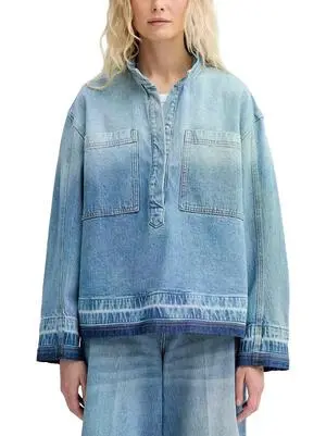 Munthe Luxa Denim Top - Blue