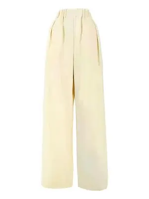 JIL SANDER Pleated Elasticated Trousers - Neutrals