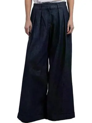 Françoise Mila Wide-leg Trousers - Blue