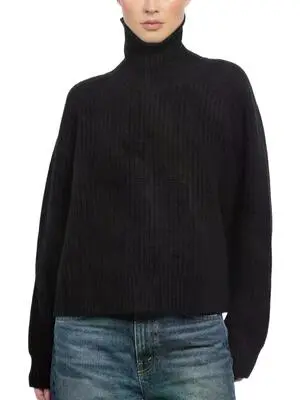 NILI LOTAN Amaya Roll-neck Sweater - Black