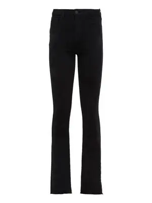 L'Agence Ruth Frayed Jeans - Black
