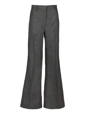 HANNES ROETHER Wide-leg Trousers - Grey