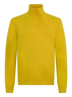Malo Roll-neck Sweater - Yellow