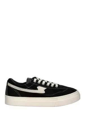 S.W.C STEPNEY WORKERS CLUB Contrast Suede Sneakers - Black