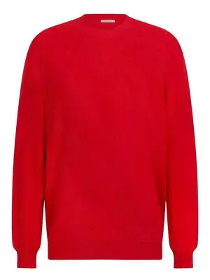 Malo Textured Sweater - Red
