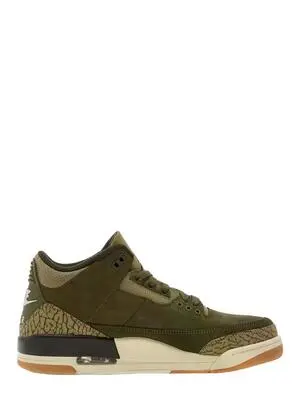 JORDAN Air 3 Lace-Up Sneakers Green