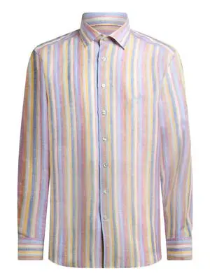 Etro Striped Linen Shirt - White
