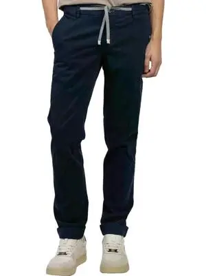 MASON'S Drawstring Trousers - Blue