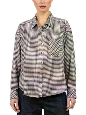 Xirena Jordy Checked Pocket Shirt - Blue