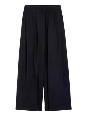 JIL SANDER Pleated Tailored Trousers - Blue