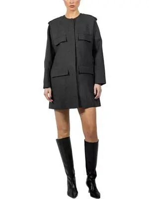 MARGAUX LONNBERG Tess Mini Dress - Grey