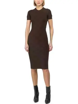 HIGH SPORT Seam Detail Midi Dress