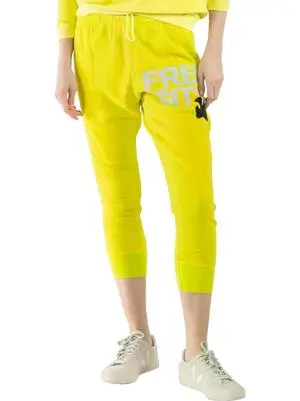 FREECITY Logo Sweatpants - Yellow
