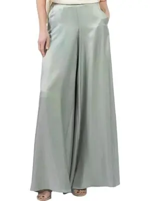 Lapointe Wide-leg Palazzo Pants - Green