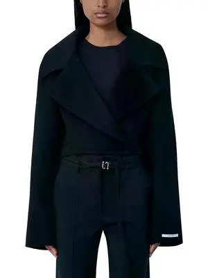 SPORTMAX Notched-Lapel Cropped Jacket