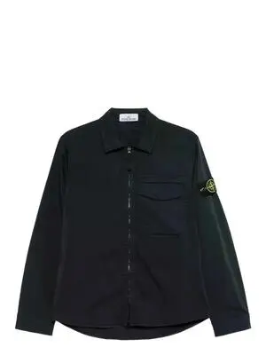Stone Island Zip Pocket Overshirt - Blue