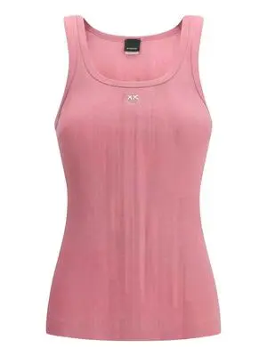Pinko Ribbed Sleeveless Top - Pink