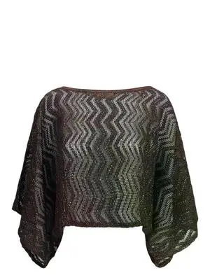 Missoni Zigzag-pattern Blouse - Brown