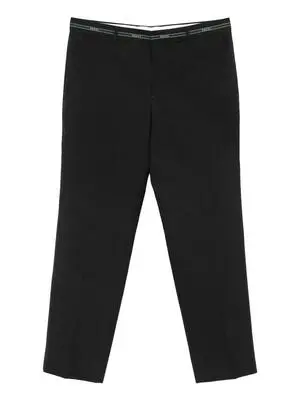 Gucci Logo-waistband Trousers - Grey