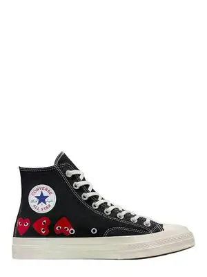 Comme Des Garçons X Converse Chuck 70 High-top Sneakers - Black
