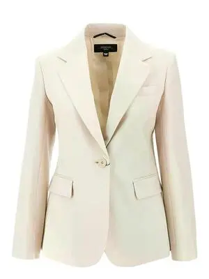 Max Mara Notched-lapel Blazer - Neutrals