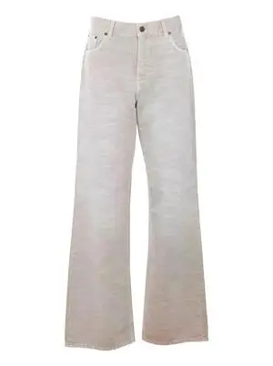 HAIKURE Korea Bull Five-pocket Jeans - Neutrals
