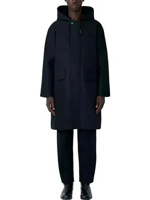 MARGARET HOWELL Button-up Parka - Black