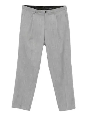 MICHAEL COAL Pleated Trousers - Grey