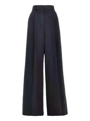 Max Mara Pleated Trousers - Blue