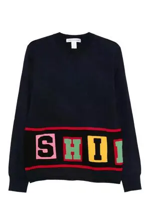 Comme Des Garçons Crew-neck Sweater - Blue