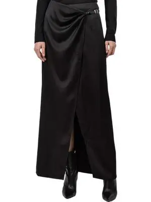 L'Agence Emmarie Maxi Skirt - Black
