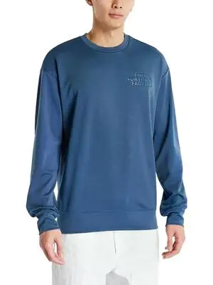 The North Face Logo-debossed Sweatshirt - Blue