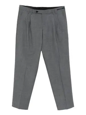 MICHAEL COAL Pleated Trousers - Grey