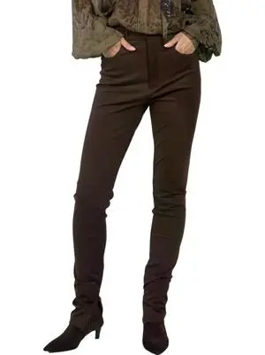 Ronny Kobo Zip-up Trousers - Brown