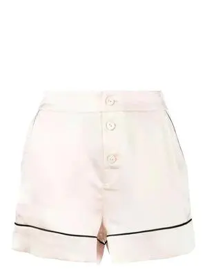 Agent Provocateur Contrasting Pipe-trim Shorts - Pink
