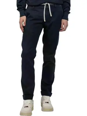 MASON'S Drawstring-fastening Trousers - Blue