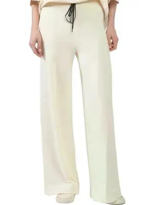 Isabel Benenato Knit Trousers - Neutrals
