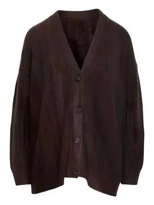 Jenni Kayne Cocoon Button Cashmere Cardigan - Brown