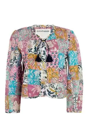 ALIX OF BOHEMIA Patchwork Cropped Jacket