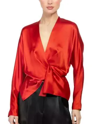 THE SEI Long-Sleeve Blouse