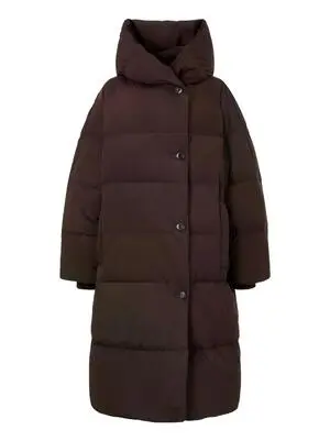 STUDIO TOMBOY Single-breasted Puffer Jacket - Brown